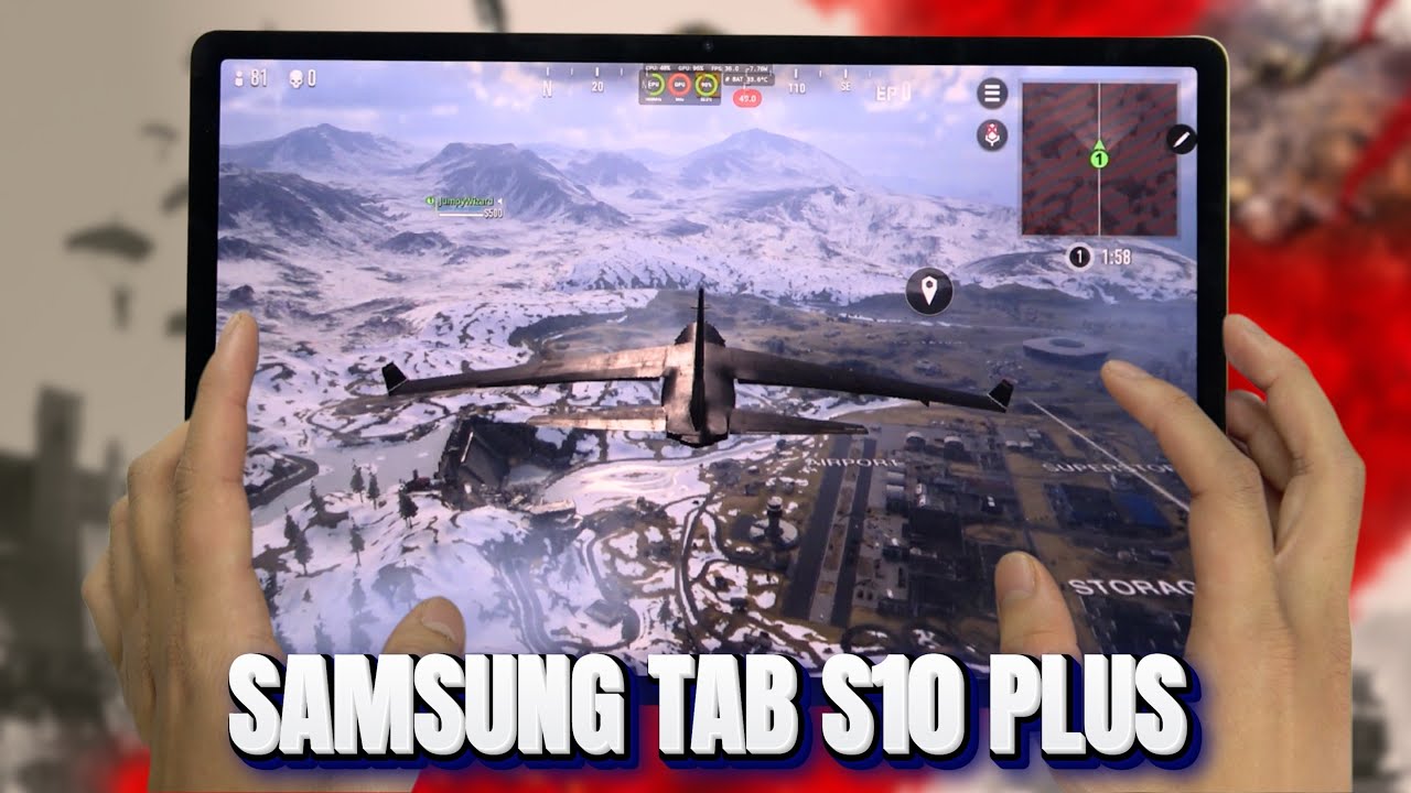 Samsung Galaxy Tab S10 Plus test game Call of Duty Warzone Mobile ...