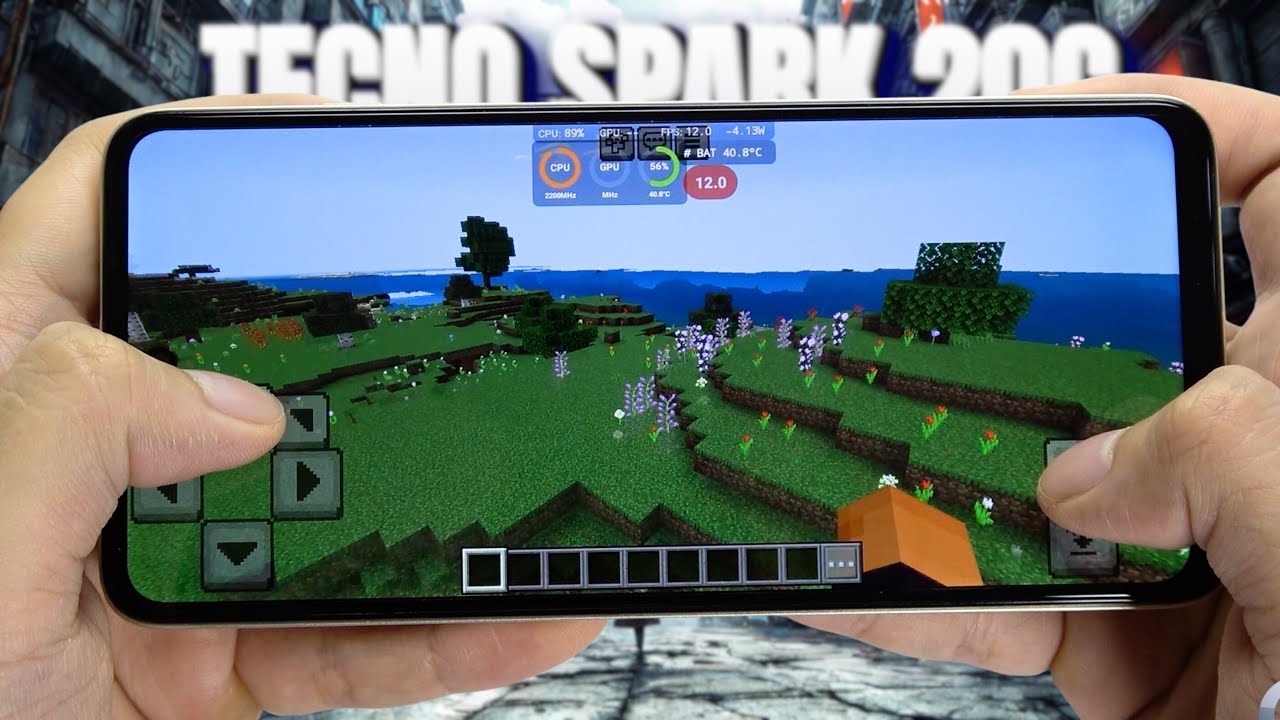 TECNO SPARK 20C test game Minecraft | Helio G36 - GSM FULL INFO