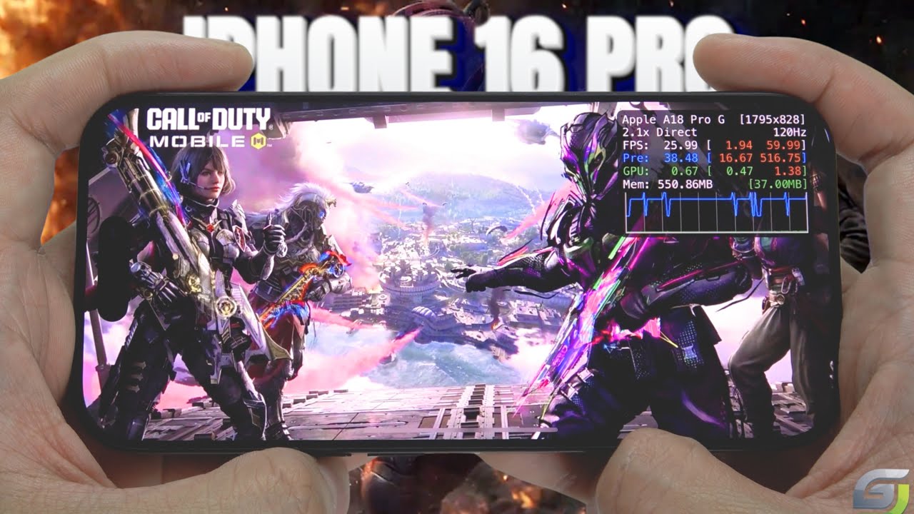 iPhone 16 Pro test game Call of Duty Mobile CODM | Apple A18 Pro - GSM ...