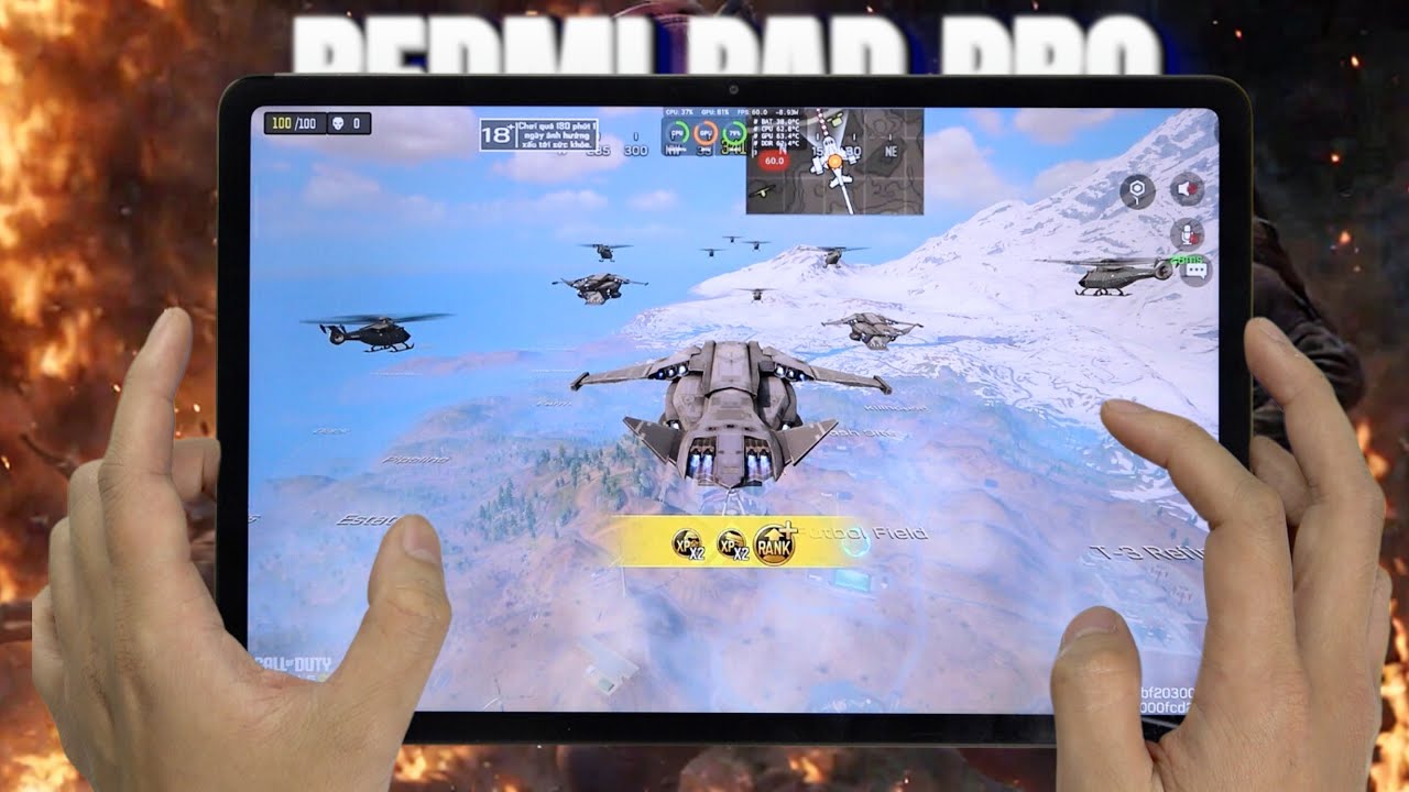 Xiaomi Redmi Pad Pro test game Call of duty Mobile CODM 2024 ...