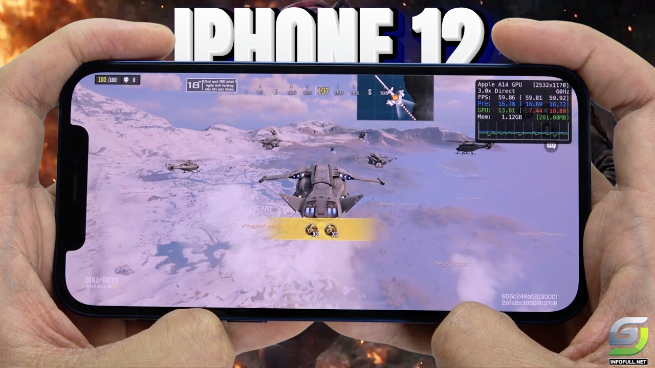 iPhone 12 test game Call of Duty Mobile CODM 2025 - GSM FULL INFO