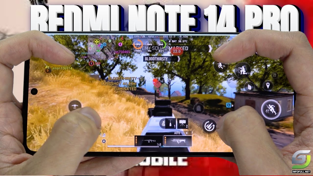 Redmi Note 14 Pro test game Call of Duty Warzone Mobile | Helio G100 ...
