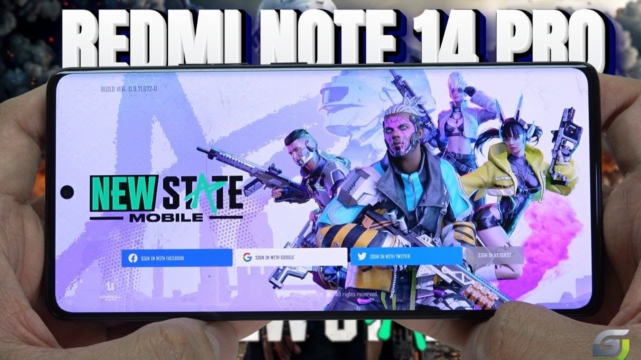 Redmi Note 14 Pro test game PUBG New State Max Setting | Helio G100 ...