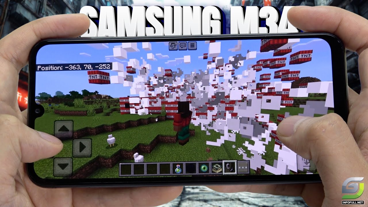 Samsung Galaxy M34 test game MineCraft 2025 | Exynos 1280 - GSM FULL INFO