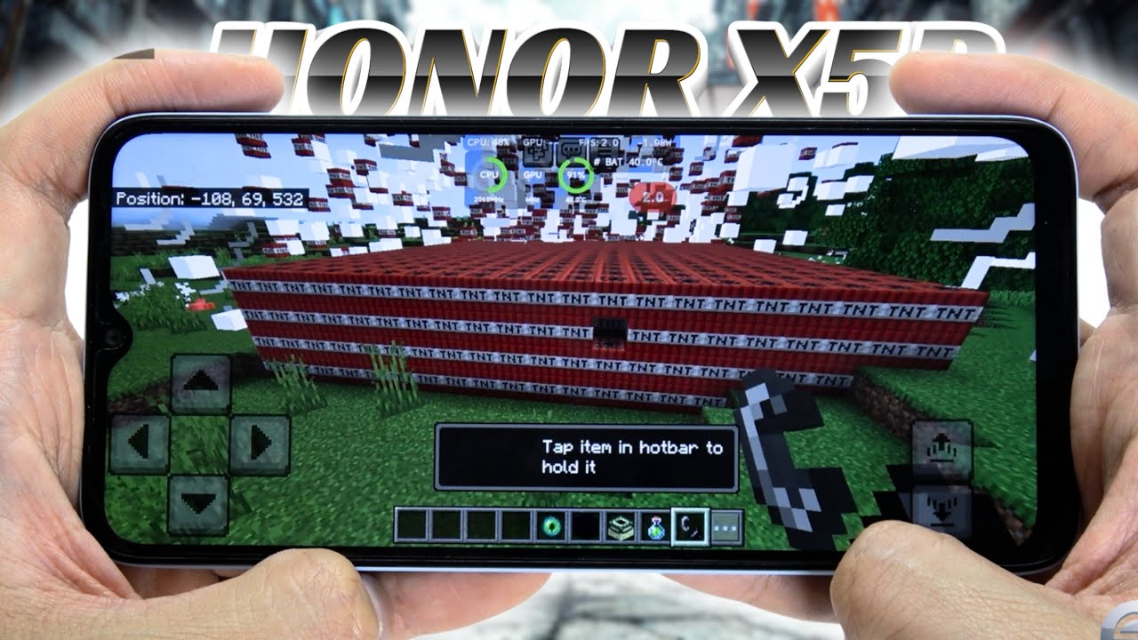 Honor X5b test game MineCraft | Helio G36 - GSM FULL INFO