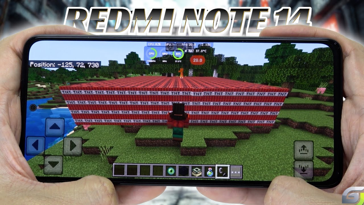 Redmi Note 14 test game MineCraft | Helio G99 Ultra - GSM FULL INFO
