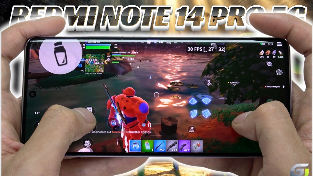 Redmi Note 14 Pro 5G Fortnite Mobile Gameplay | Dimensity 7300 Ultra ...