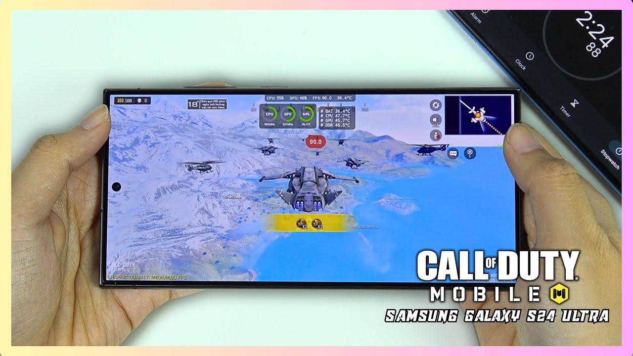 Samsung Galaxy S24 Ultra test game Call of Duty Mobile CODM 2025 - GSM ...