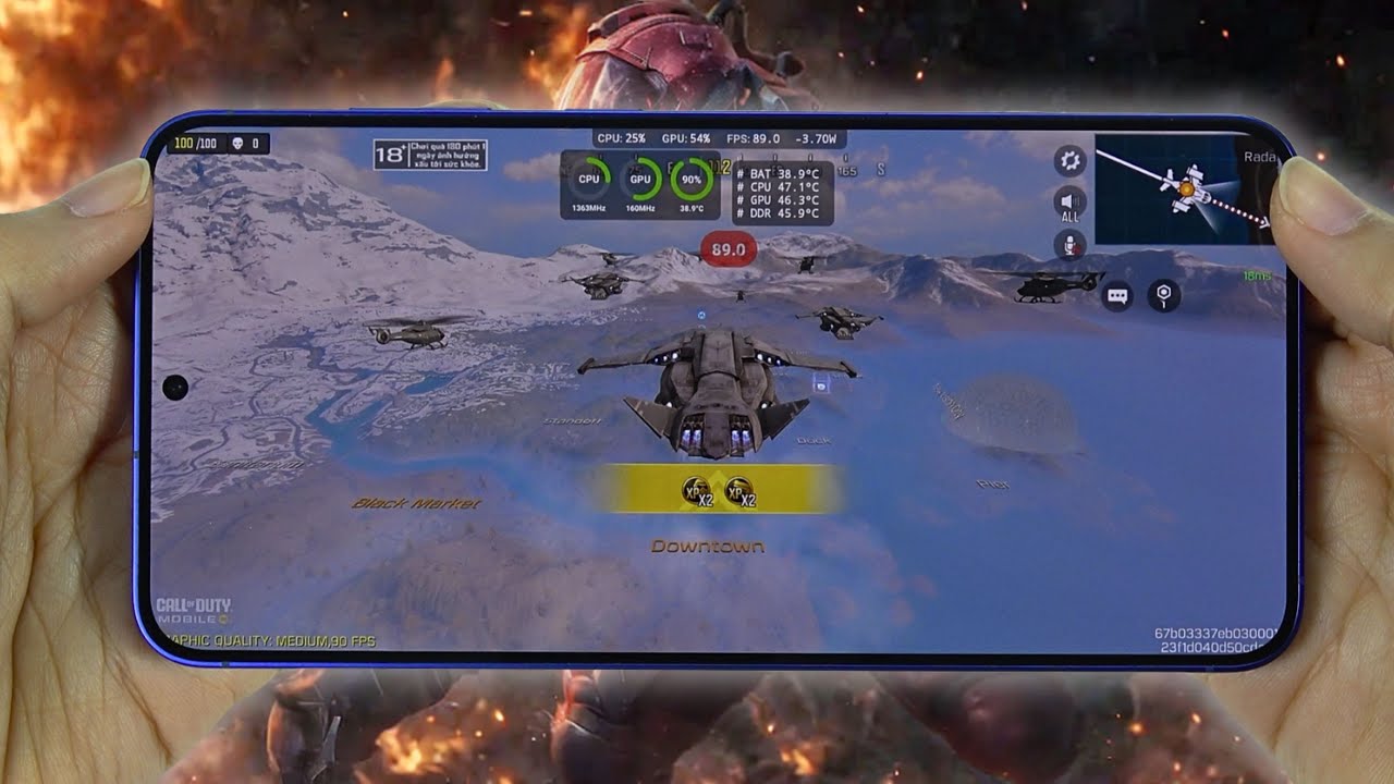 Samsung Galaxy S25 Plus test game Call of Duty Mobile CODM | Snapdragon ...