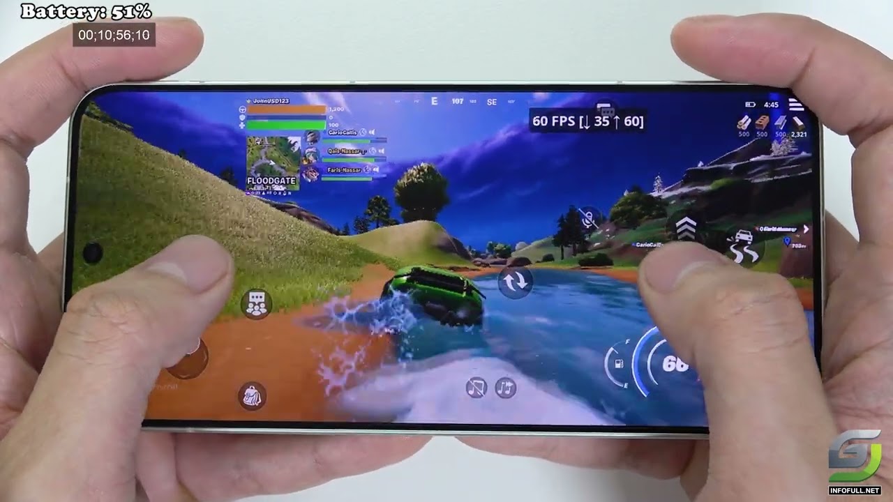 Xiaomi 15 Fortnite Mobile Gameplay | Snapdragon 8 Elite - GSM FULL INFO