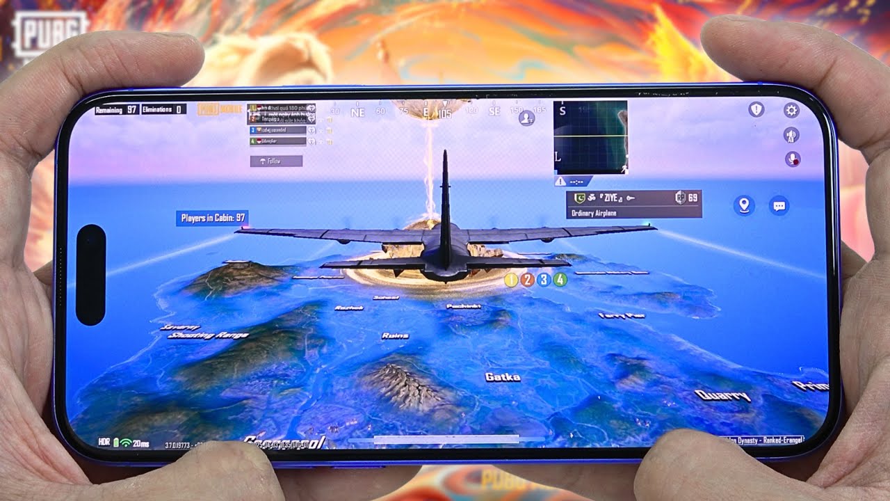 iPhone 16 Plus test game PUBG Mobile 2025 | Apple A18 - GSM FULL INFO