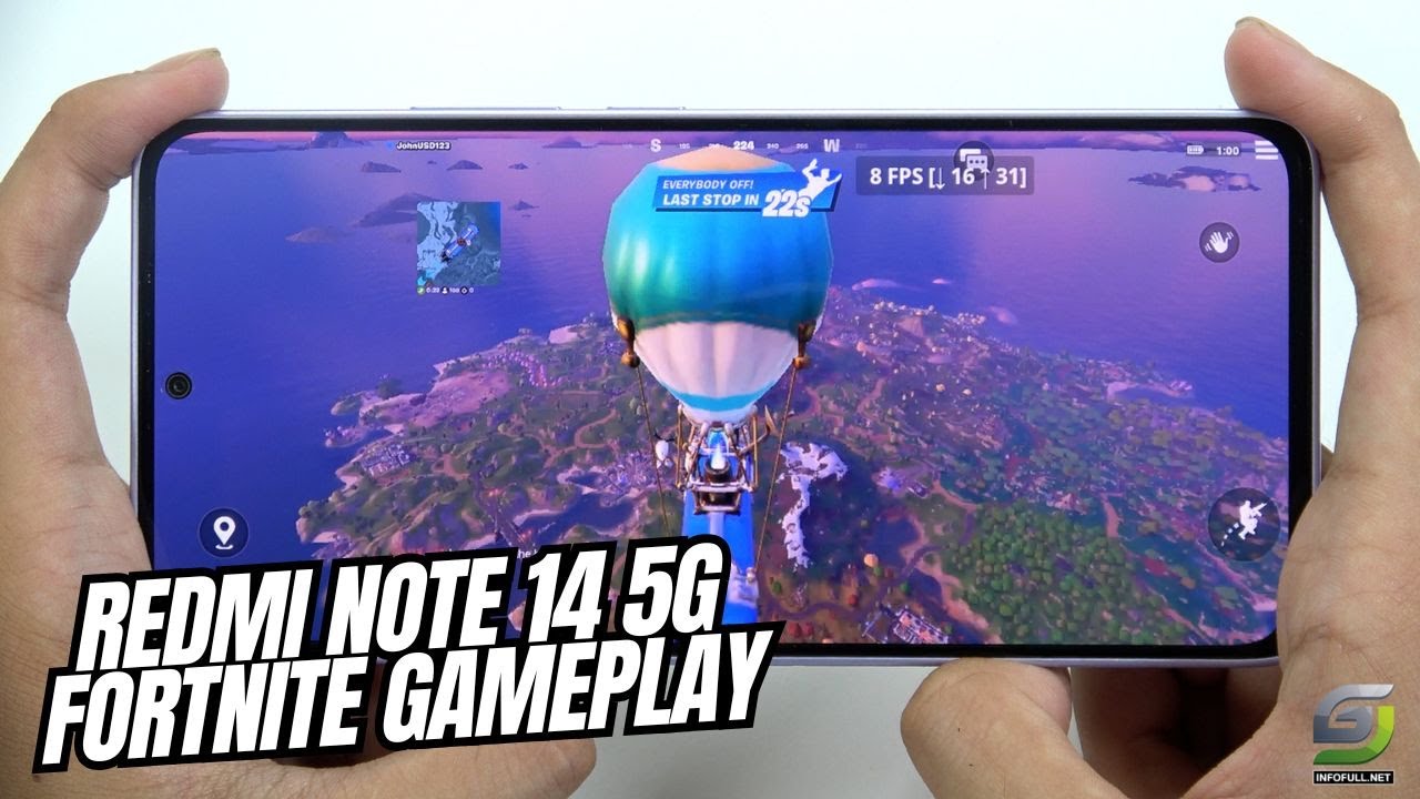 Redmi Note 14 5G Fortnite Mobile Gameplay | Dimensity 7025 Ultra - GSM ...