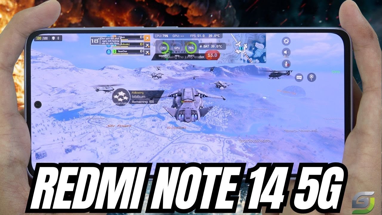 Redmi Note 14 5G test game Call of Duty Mobile CODM | Dimensity 7025 ...