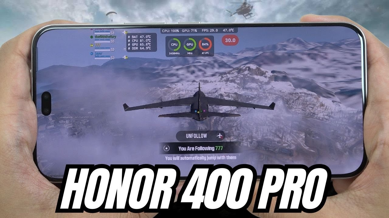 Honor 400 Pro test game Call of Duty Warzone Mobile | Snapdragon 8 Gen ...